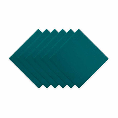 Design Imports Solid Napkin  Set of 6 - Blue