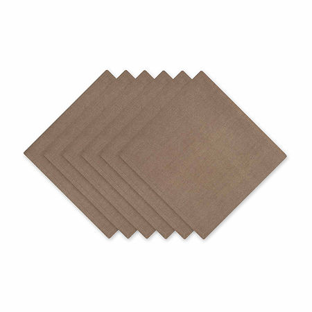 Click here for Design Imports Mushroom Solid 6-pc. Napkins  One S... prices