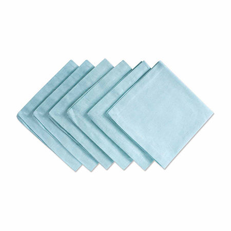 Click here for Design Imports Aqua Solid Chambray 6-pc. Napkins... prices