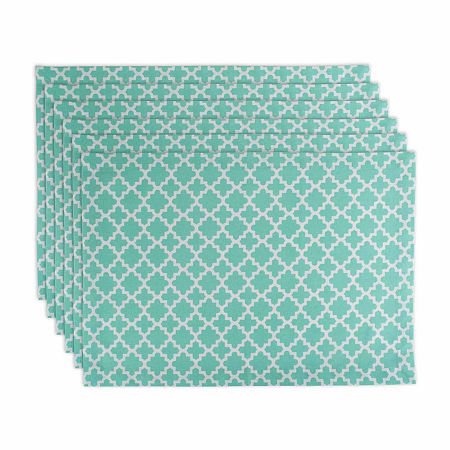 Click here for Design Imports Aqua Lattice 6-pc. Placemat  One Si... prices