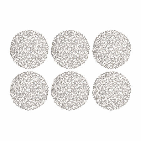 Click here for Design Imports Gray Woven Paper 6-pc. Placemat  On... prices