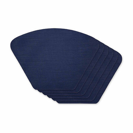 Click here for Design Imports Nautical Blue Solid Table 6-pc. Pla... prices