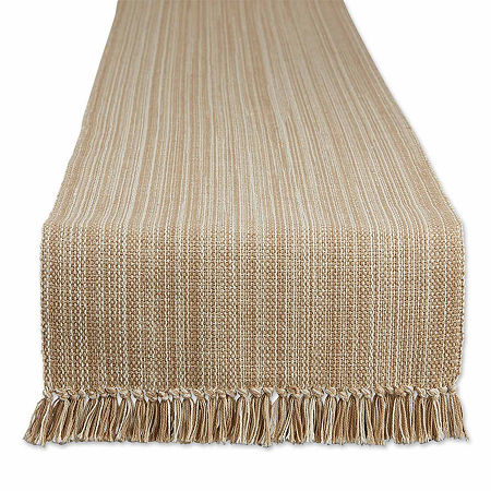 Click here for Design Imports Taupe Variegated Fringe Table Runne... prices