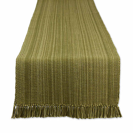 Click here for Design Imports Olive Green Variegated Fringe Table... prices