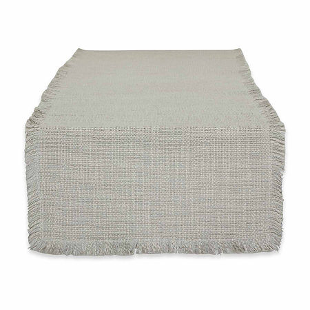 Click here for Design Imports Light Rain Basket Fringe Table Runn... prices