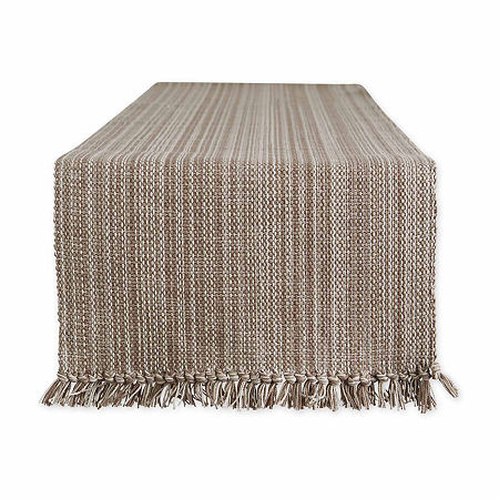 Click here for Design Imports Variegated Fringe Table Runner  13x... prices