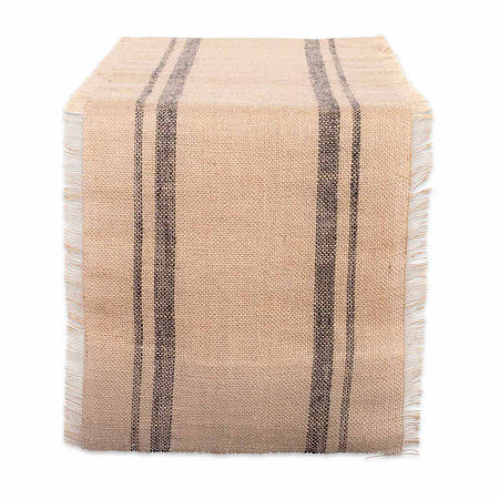 Click here for Design Imports Mineral Double Border Burlap Table... prices