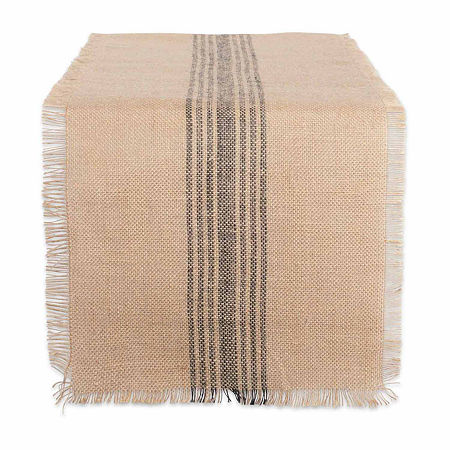 Click here for Design Imports Mineral Middle Stripe Burlap Table... prices