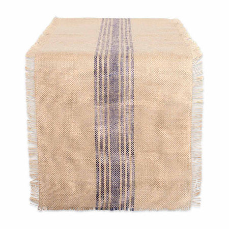 Click here for Design Imports Mineral Middle Stripe Burlap Table... prices