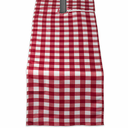 Outdoor Table Runner with Zipper 14 X 72 - Red