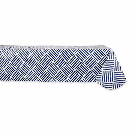 Design Imports Tablecloth 52 x 70 - Navy