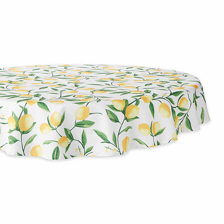 Click here for Design Imports Lemon Bliss Print Outdoor Tableclot... prices