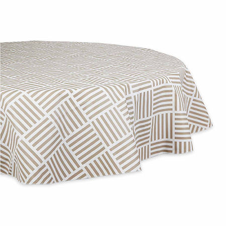 Click here for Design Imports Stone Grid Vinyl Tablecloth  One Si... prices