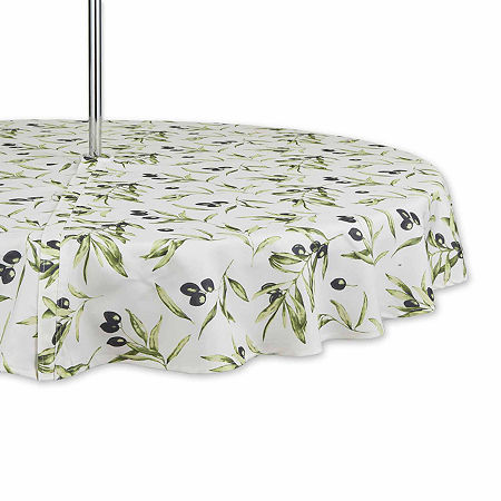 Click here for Design Imports Olives Print Outdoor With Zipper Ta... prices
