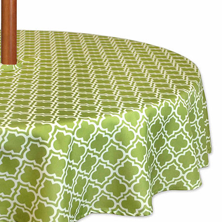 Click here for DII Green Lattice Outdoor Tablecloth With Zipper 6... prices