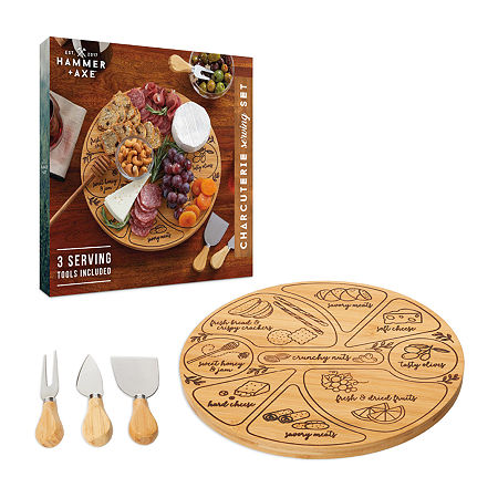 Click here for Hammer + Axe Charcuterie Serving Set  One Size  Br... prices