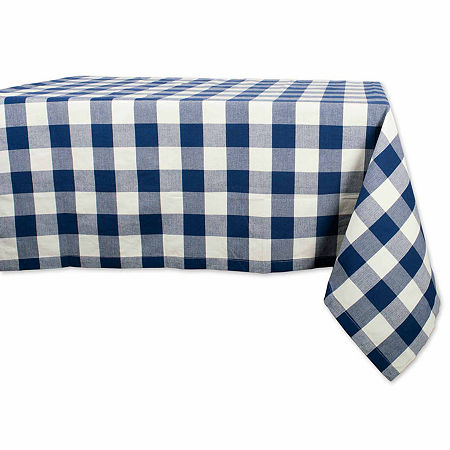 Click here for Design Imports Navy Buffalo Check Tablecloth  One... prices