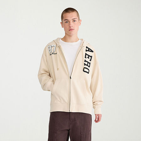 Click here for AEROPOSTALE Mens Zipper Hoodie  Medium  Beige prices
