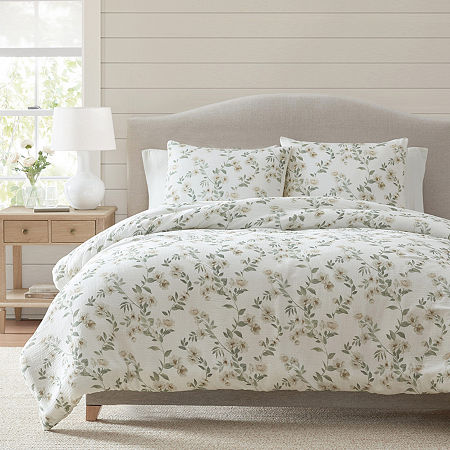Click here for Martha Stewart Easy Care Duvet Cover Set  One Size... prices