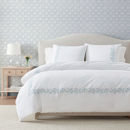 Click here for Martha Stewart Easy Care Duvet Cover Set  One Size... prices