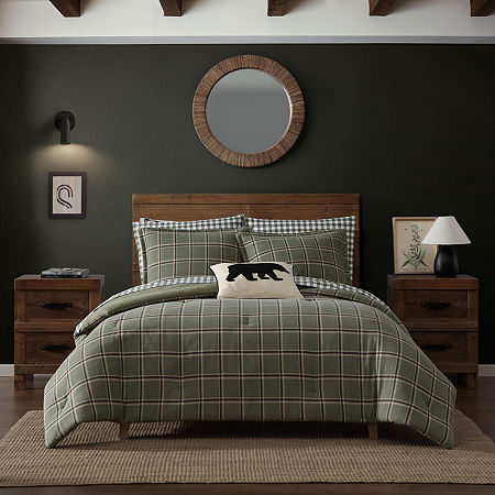 Click here for Eddie Bauer Alpine Plaid Printed Flannel Comforter... prices