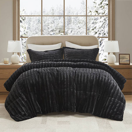 Click here for Madison Park Duke Reversible Faux Fur 3-Pc. Comfor... prices