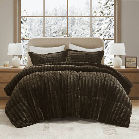 Click here for Madison Park Duke Reversible Faux Fur 3-Pc. Comfor... prices