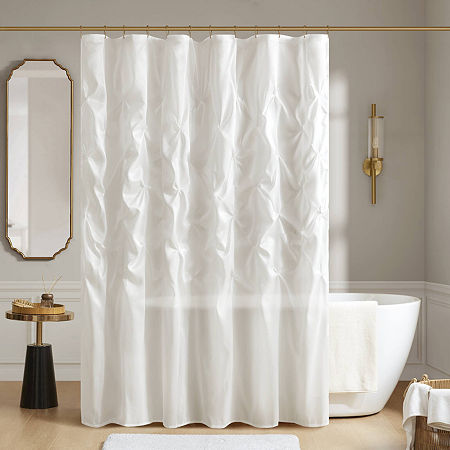 Click here for Madison Park Laurel Shower Curtain  72 x 72 - Whit... prices