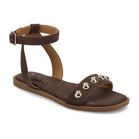 Click here for Journee Collection Womens Ankle Strap Flat Sandals... prices