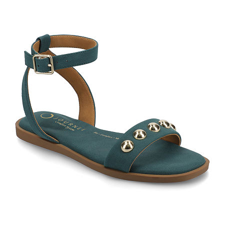 Click here for Journee Collection Womens Ankle Strap Flat Sandals... prices