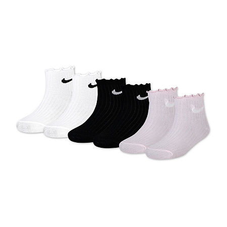 Click here for Nike Little Girls Multi-Pack 3 Pair Quarter Ankle... prices