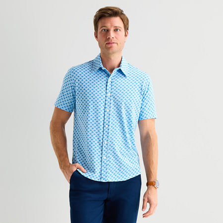 Click here for St. Johns Bay Camp Mens Short Sleeve Classic Fit B... prices