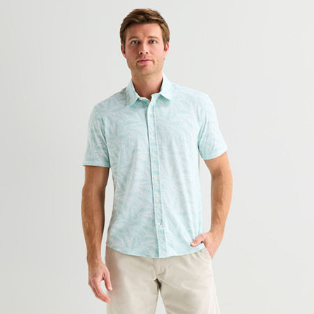 Click here for St. Johns Bay Camp Mens Short Sleeve Classic Fit B... prices