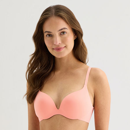 Click here for Ambrielle Ideal Lift Plunge Bra  Dd  Pink prices