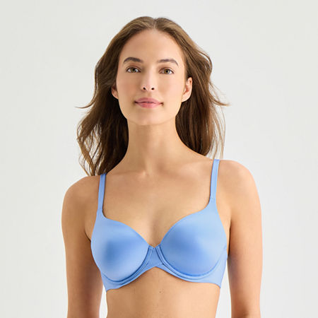 Ambrielle Everyday Underwire Full Coverage Bra  Ddd  Blue
