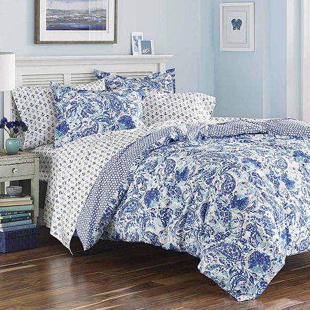 Click here for Poppy & Fritz Brooke Aqua Comforter Set  One Size... prices