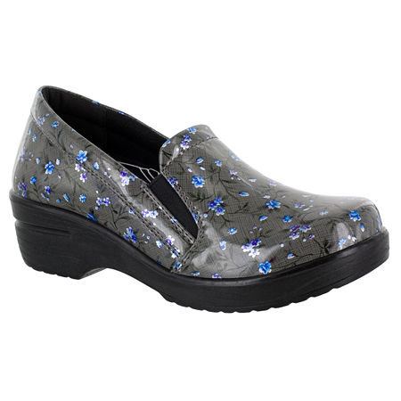 Easy Works by Easy Street Womens Leeza Clogs - Gray