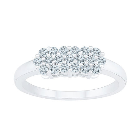 Click here for Womens 3/8 CT. T.W. Natural White Diamond 10K Whit... prices