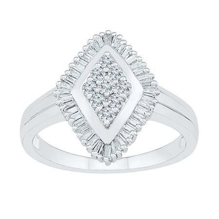 Click here for Womens 1/2 CT. T.W. Natural White Diamond 10K Whit... prices