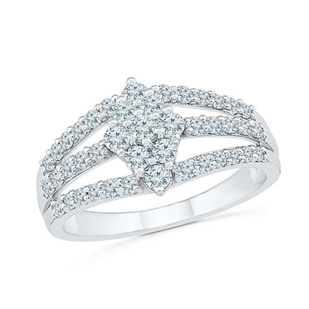 Click here for Womens 3/4 CT. T.W. Natural White Diamond 10K Whit... prices