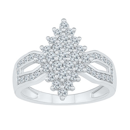 Click here for Womens 7/8 CT. T.W. Natural White Diamond 10K Whit... prices