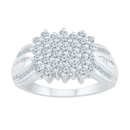 Click here for Womens 1 CT. T.W. Natural White Diamond 10K White... prices