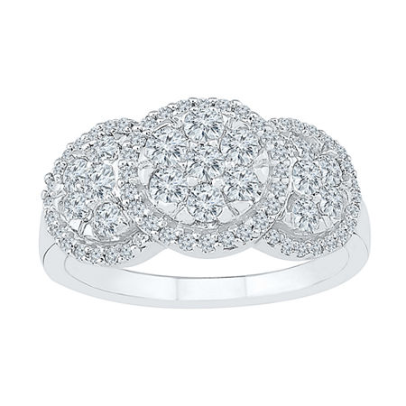 Click here for Womens 1 CT. T.W. Natural White Diamond 10K White... prices