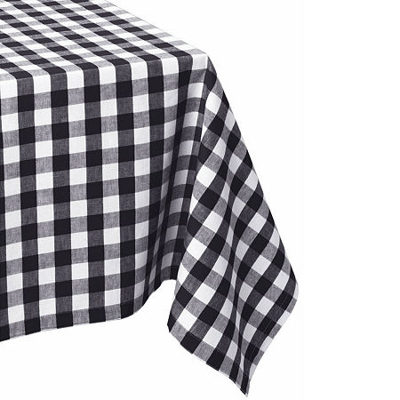 Click here for Design Imporrt Checkers Tablecloth  One Size  Blac... prices
