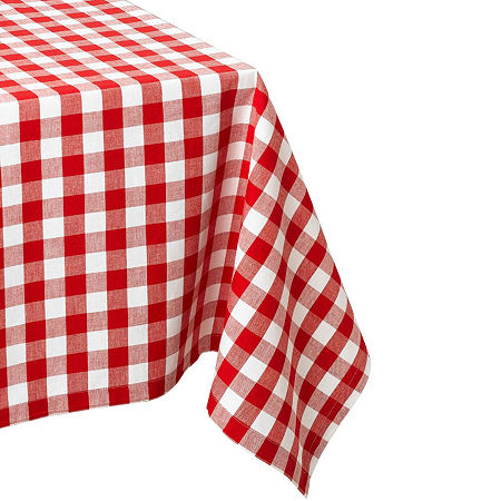 Checkers Tablecloth 60 x 104 - Red
