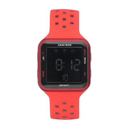 Click here for Armitron Pro Sport Mens Digital Red Strap Watch 40... prices