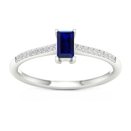 Click here for Womens Diamond Accent Genuine Blue Sapphire 10K Go... prices