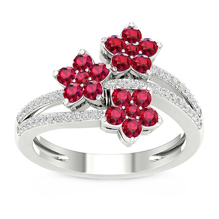Click here for Womens 1/6 CT. T.W. Lead Glass-Filled Red Ruby 10K... prices