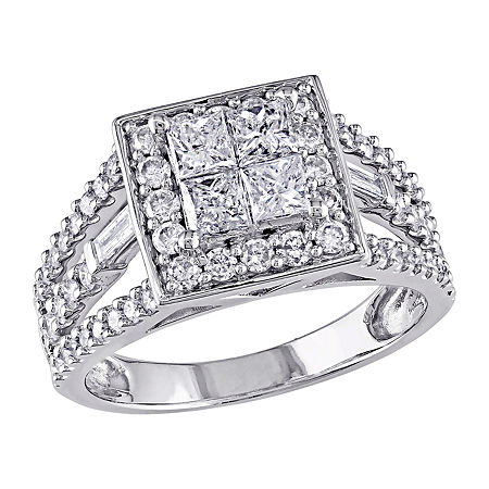 Click here for Womens 1 1/2 CT. T.W. Natural White Diamond 14K Wh... prices