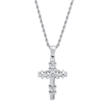 Click here for Steeltime Mens 2 1/4 CT. T.W. White Cubic Zirconia... prices